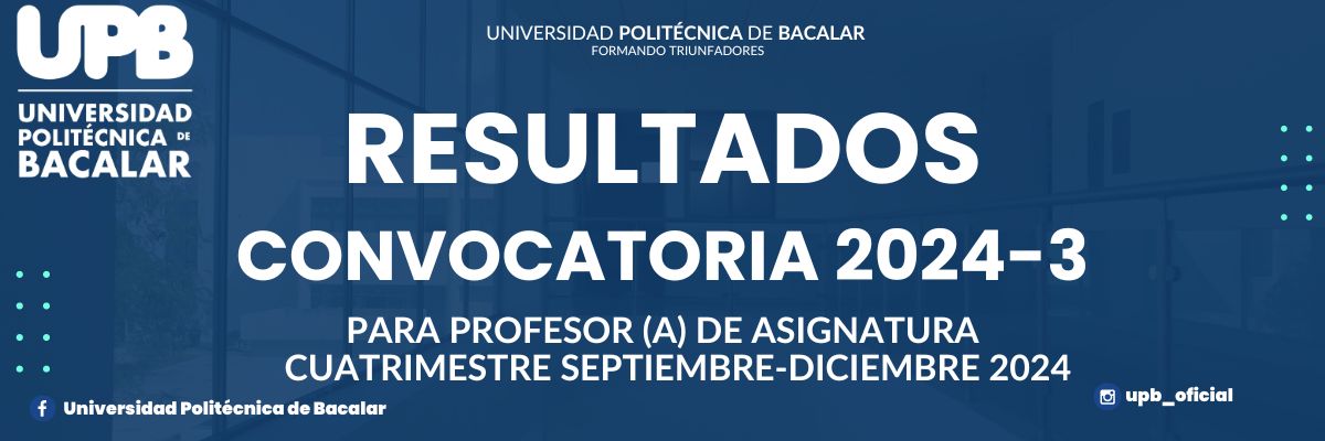 Inicio | Universidad Politécnica de Bacalar